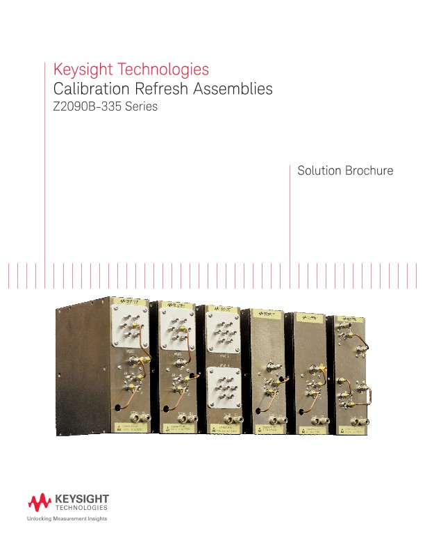 Calibration Refresh Assemblies PDF Asset Page | Keysight